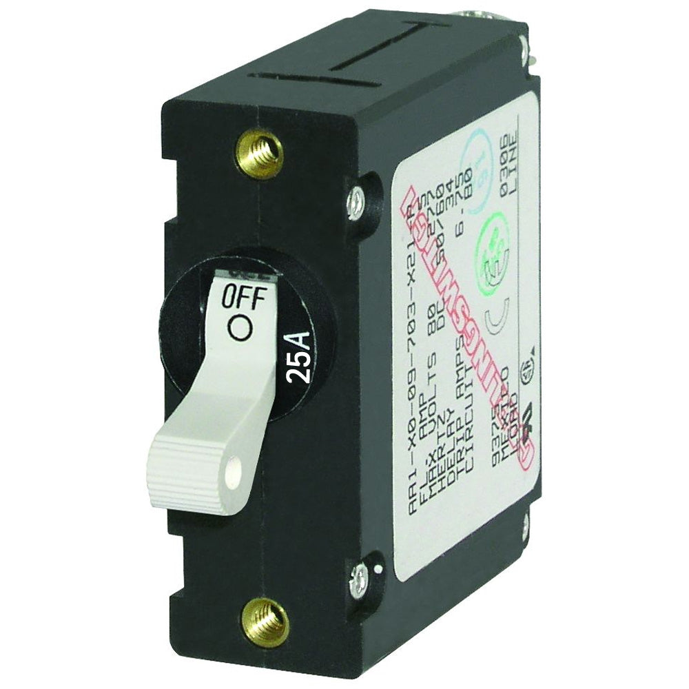 Blue Sea 7218 ACDC Single Pole Magnetic World Circuit Breaker 25AMP ...